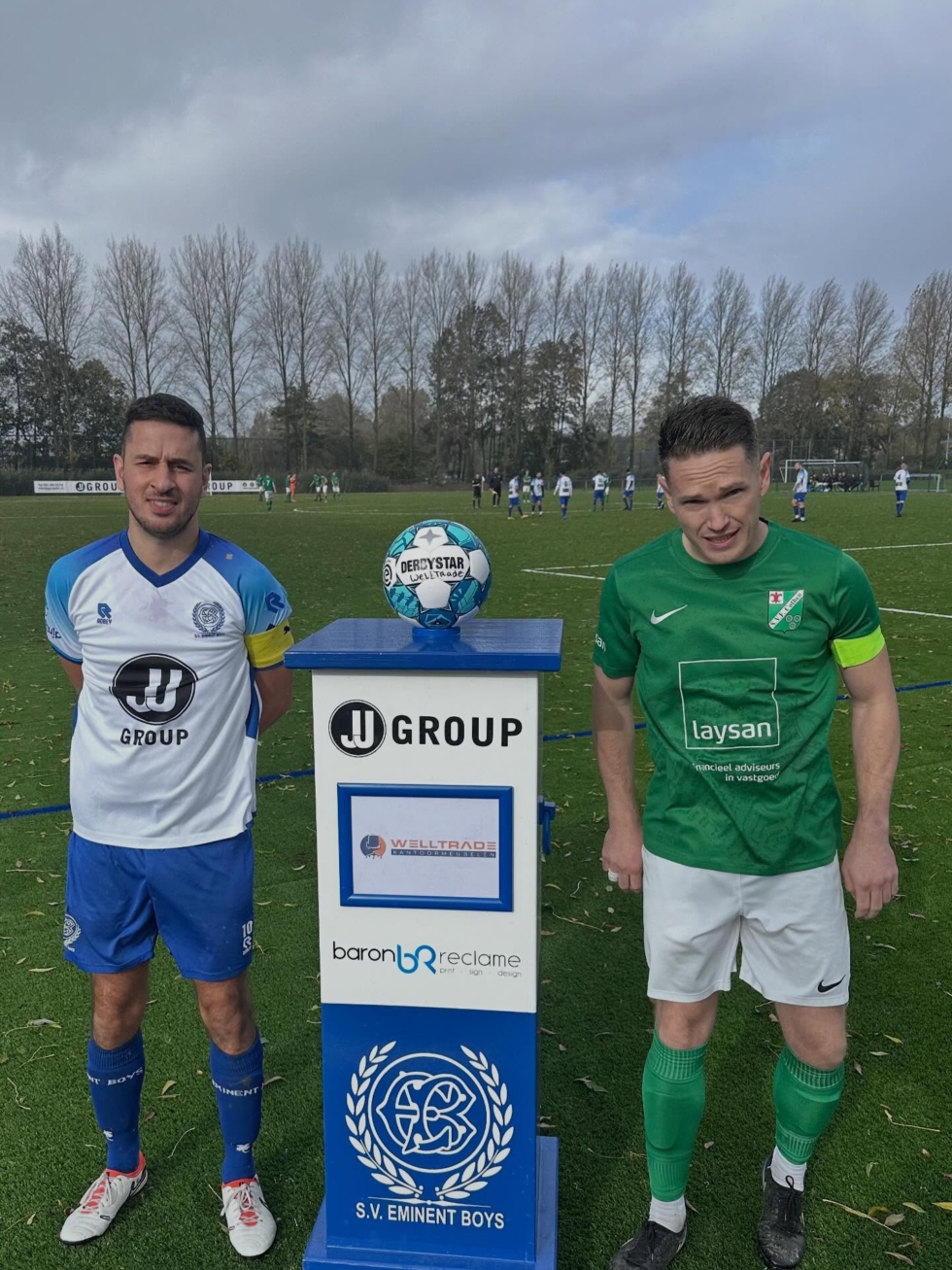 Solide SVF pakt met 1-2 volle buit bij koploper Eminent Boys - SVF Cothen